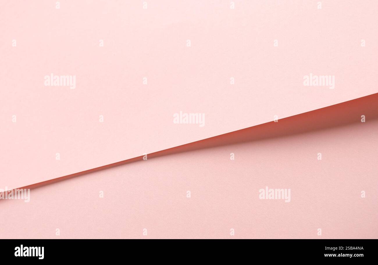 Peach pink paper background with a smooth matte surface and soft pastel ...