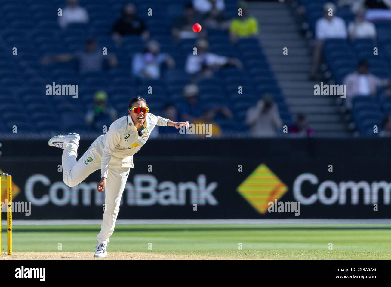 Melbourne, Australia, 1 February, 2025. Alana King of Australia bowls ...