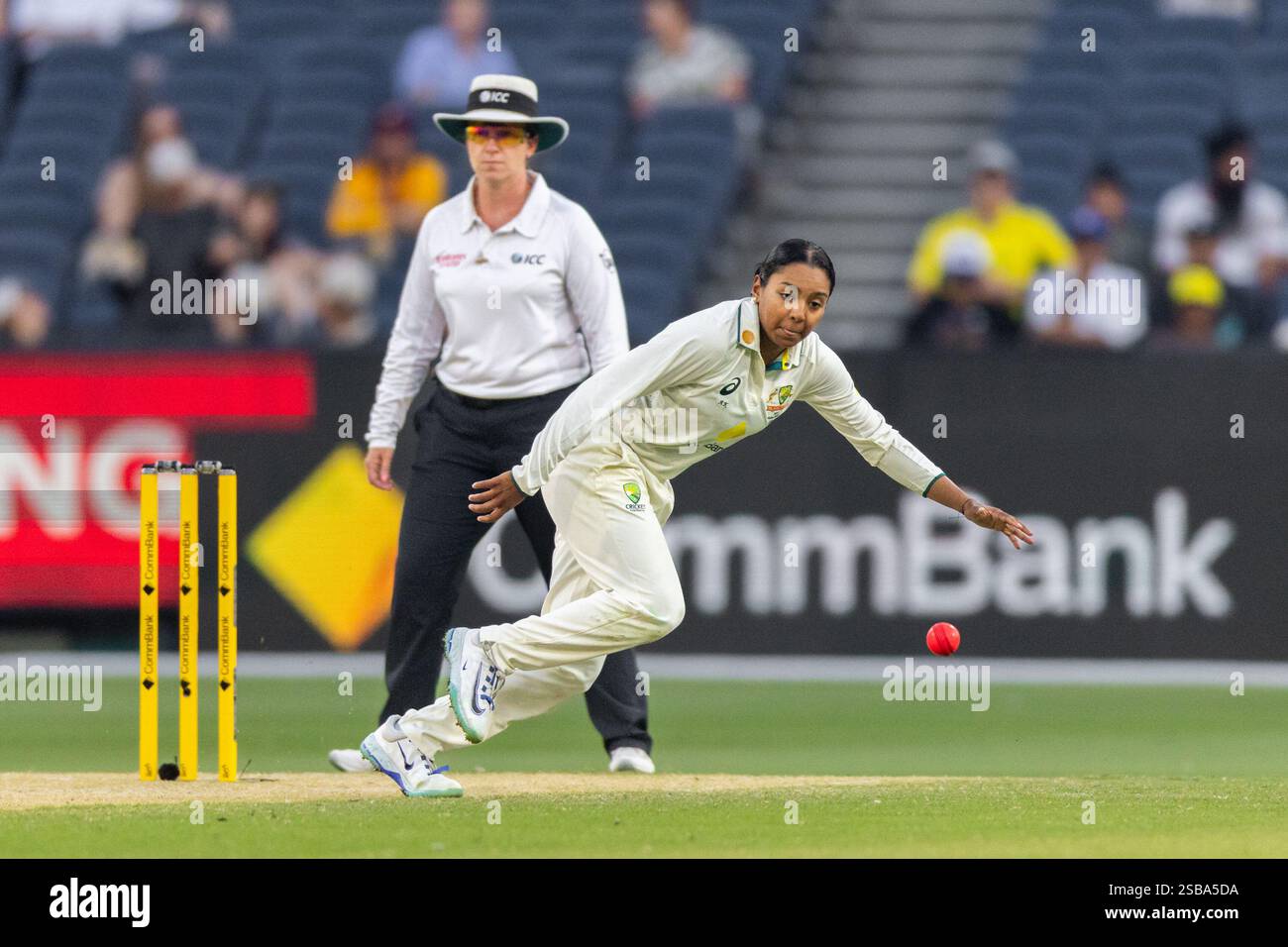 Melbourne, Australia, 1 February, 2025. Alana King of Australia fields ...