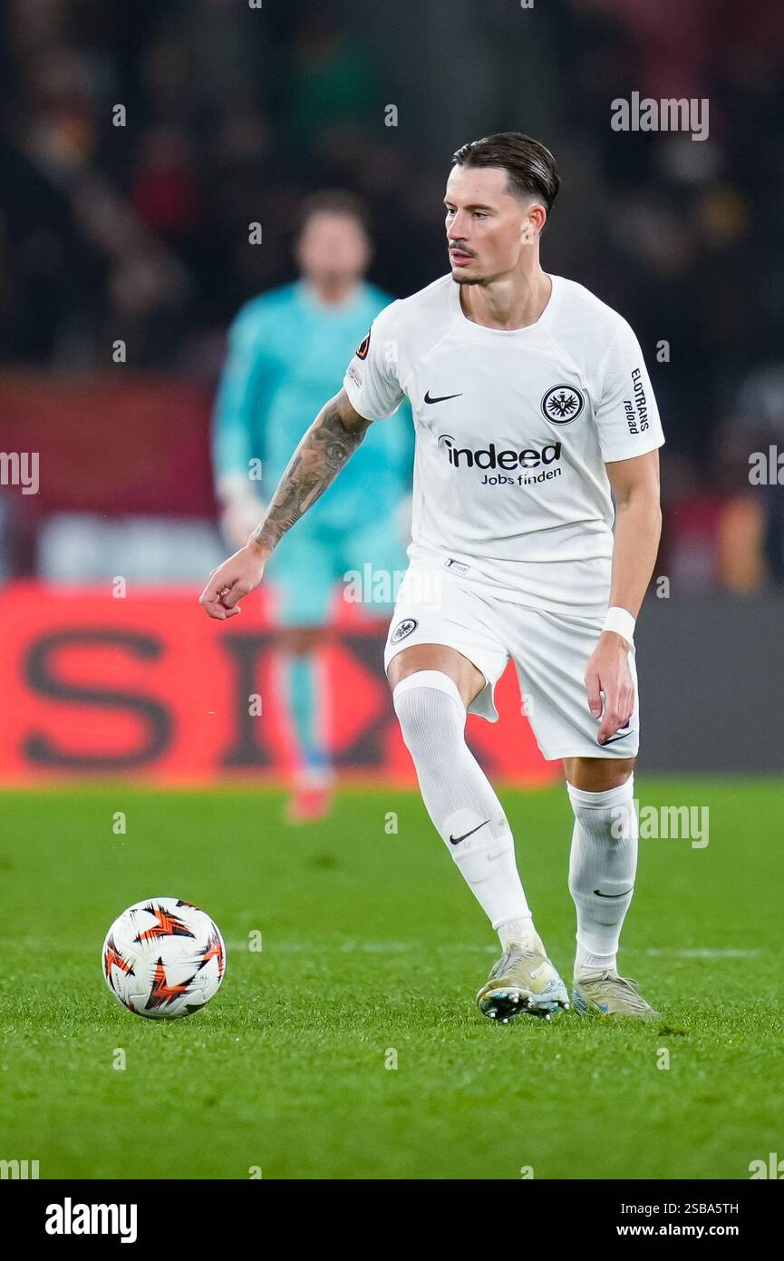Rome, Italy. 30th Jan, 2025. Robin Koch of Eintracht Frankfurt during ...
