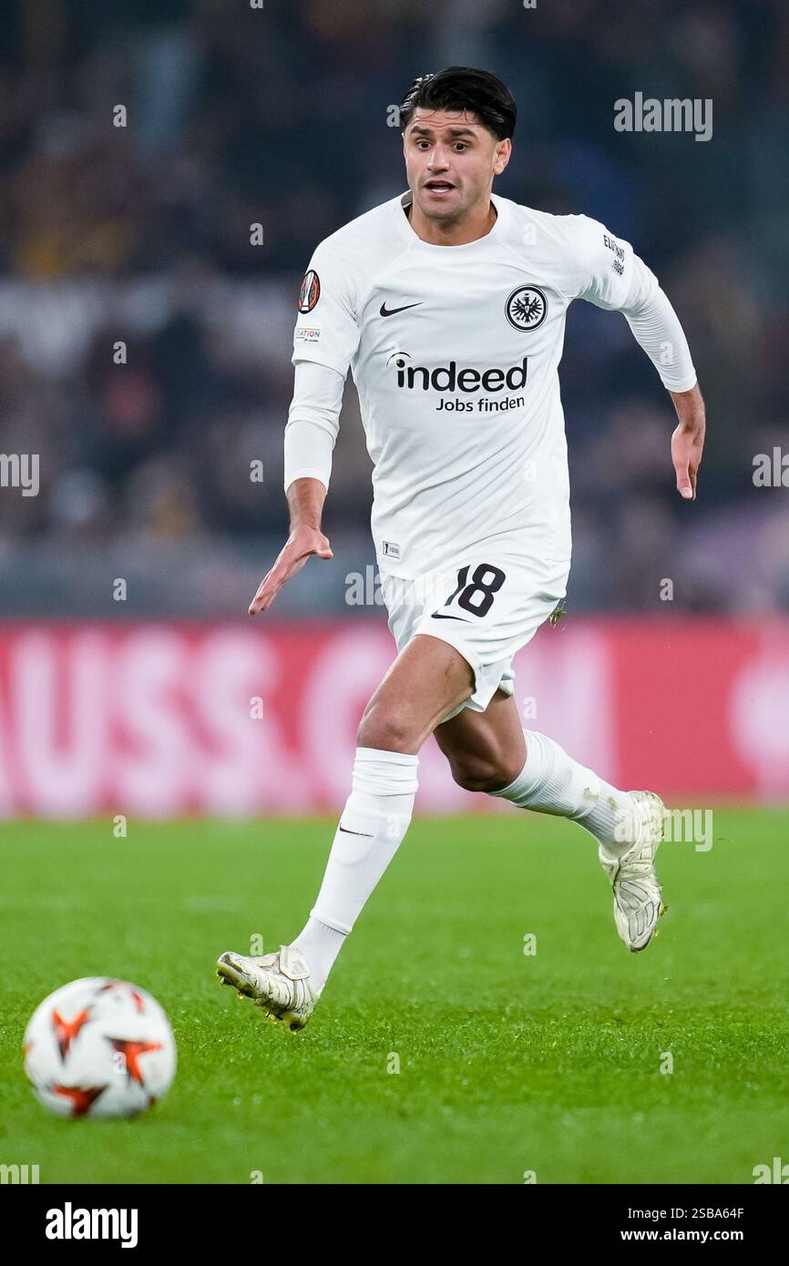 Rome, Italy. 30th Jan, 2025. Mahmoud Dahoud of Eintracht Frankfurt ...