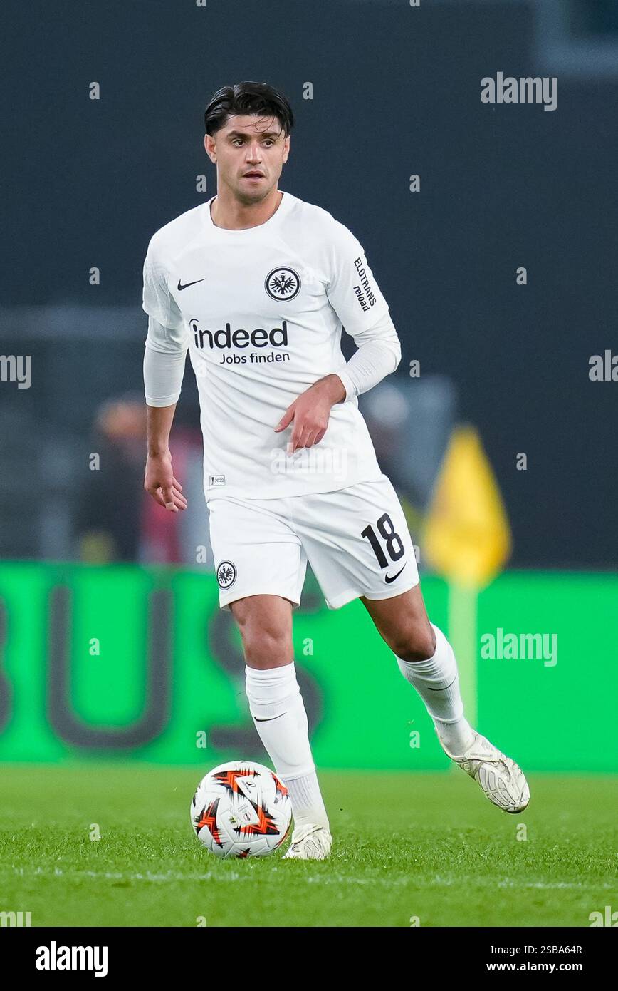 Rome, Italy. 30th Jan, 2025. Mahmoud Dahoud of Eintracht Frankfurt ...