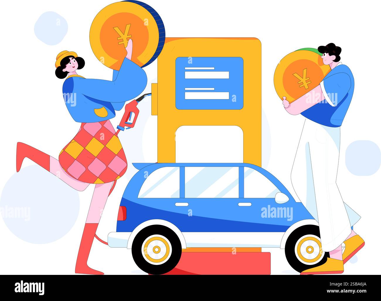 Vector Internet operation hand-drawn illustration of people getting ...