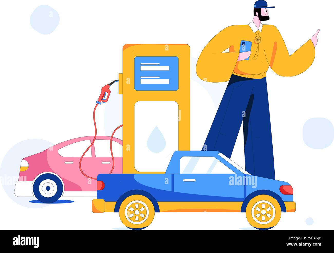 Vector Internet operation hand-drawn illustration of people getting ...