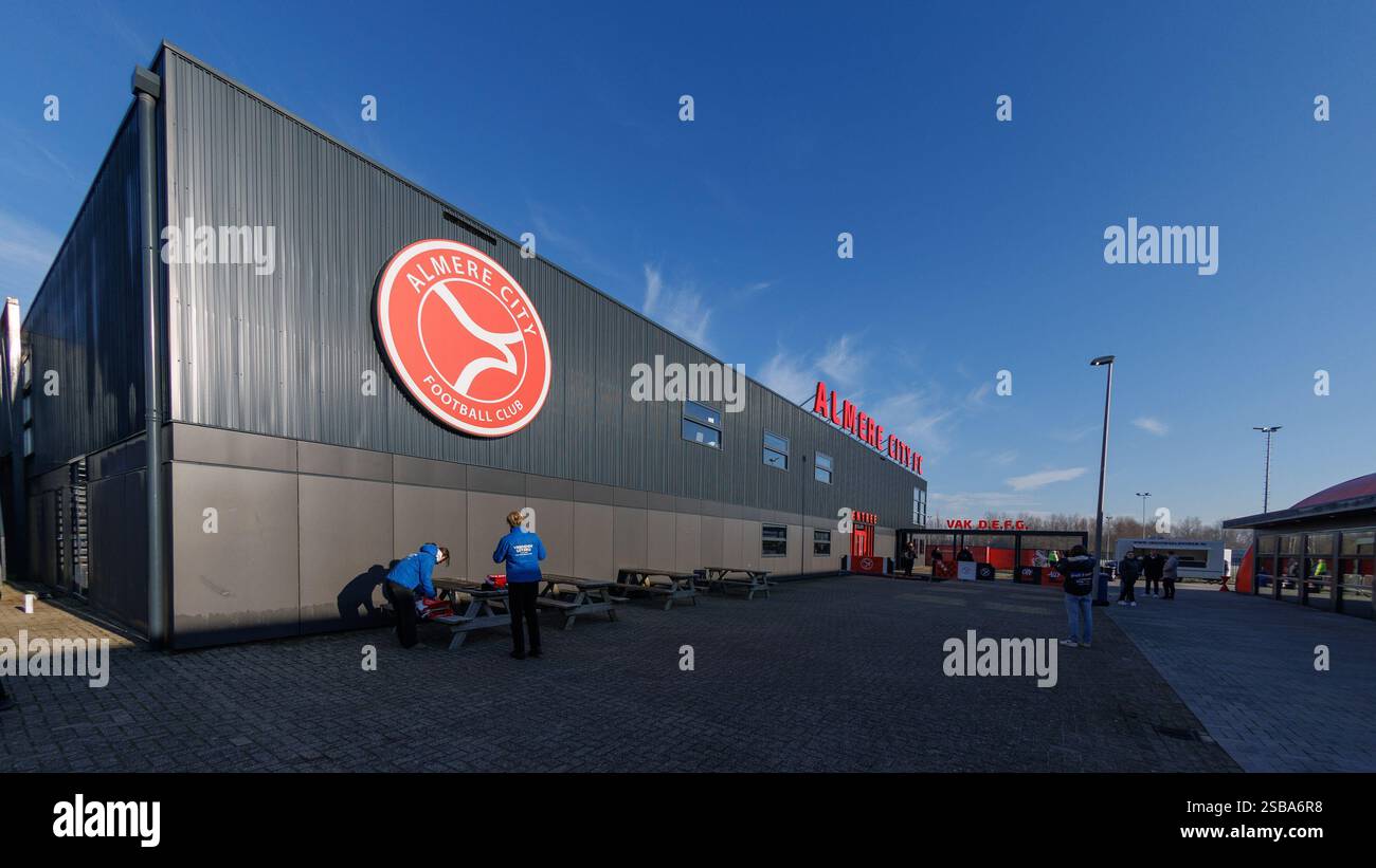 ALMERE , 02-02-2025 , Yanmar Stadium , season 2024 / 2025 , Dutch ...
