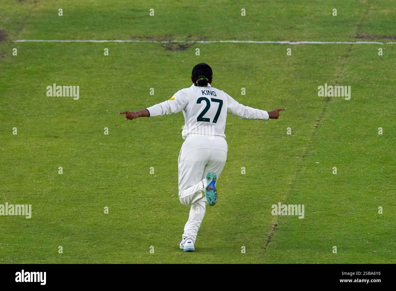 MELBOURNE, AUSTRALIA - FEBRUARY 01: Alana King of Australia celebrates ...