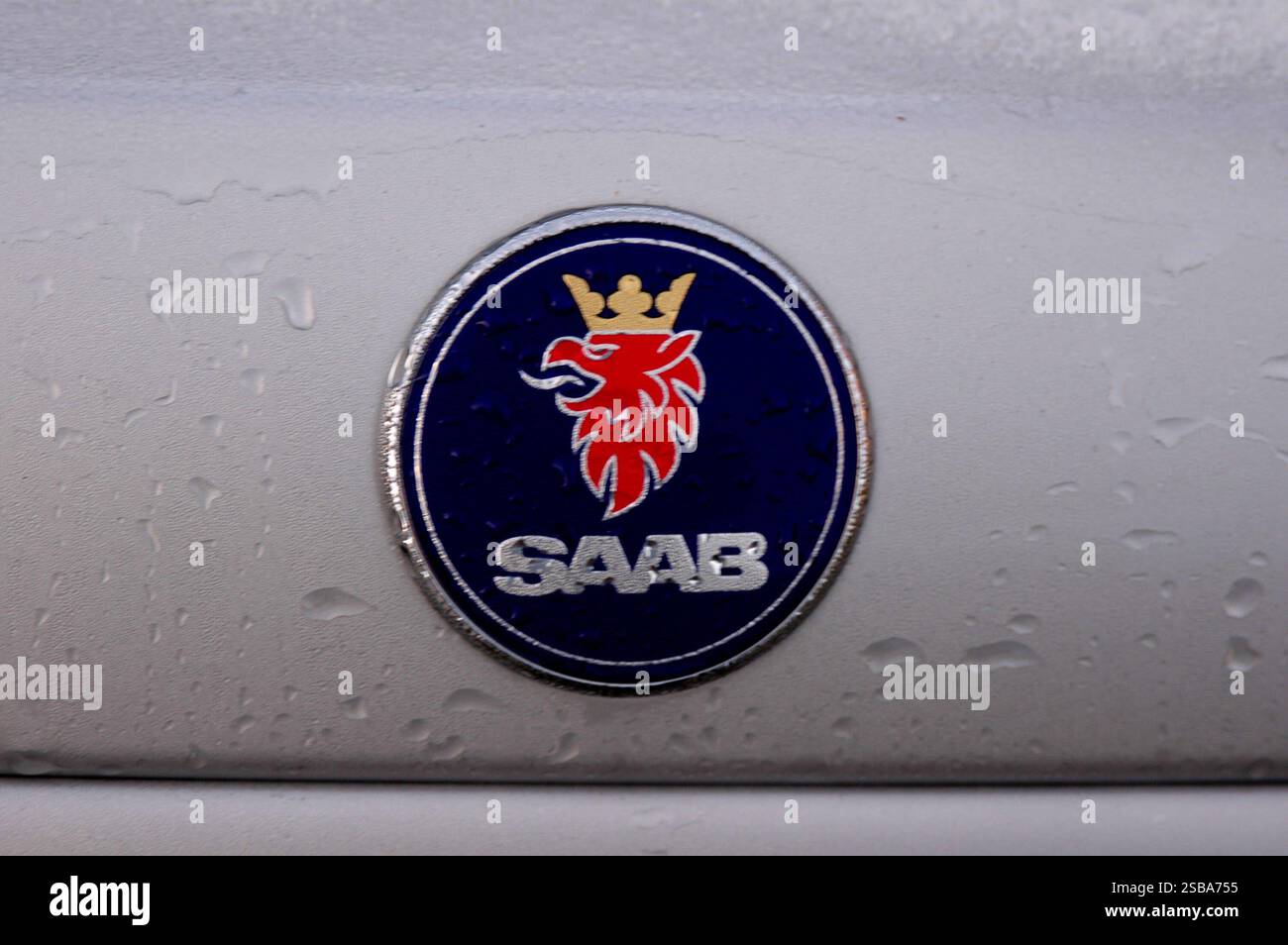 Swedish Saab Auto with danish number plat Copenhagen Denmark Dece.13 ...