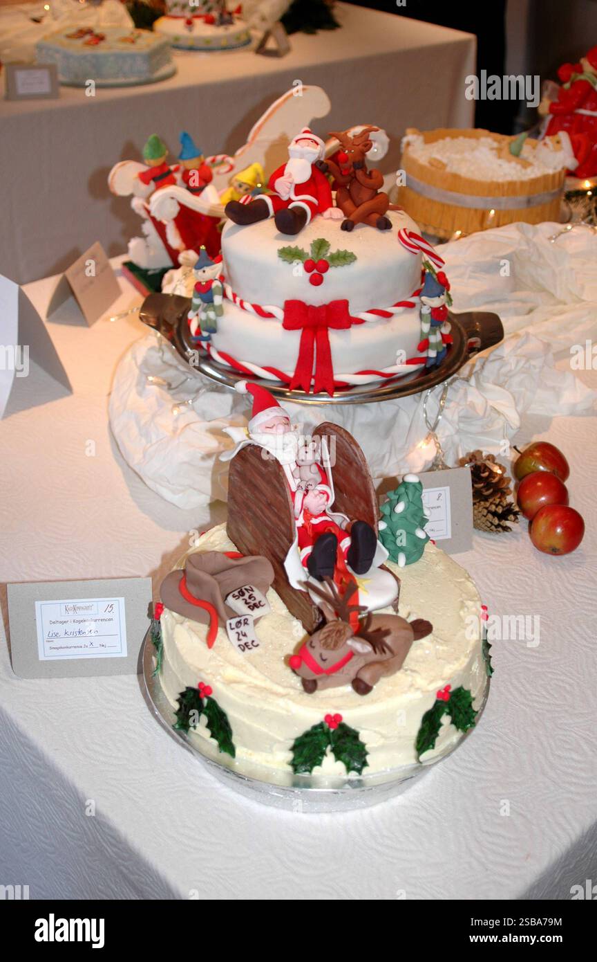 Christma cake contest arranged by rom Danish Famous Kage Kompaniet ...