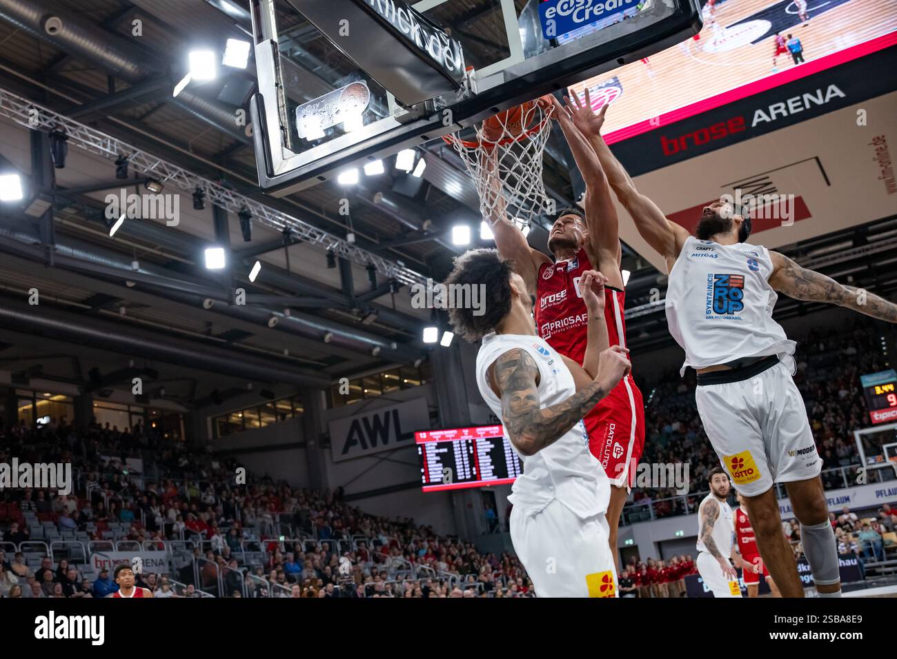 Bamberg, Germany. 01st Feb, 2025. Basketball, Bundesliga, Main Round ...