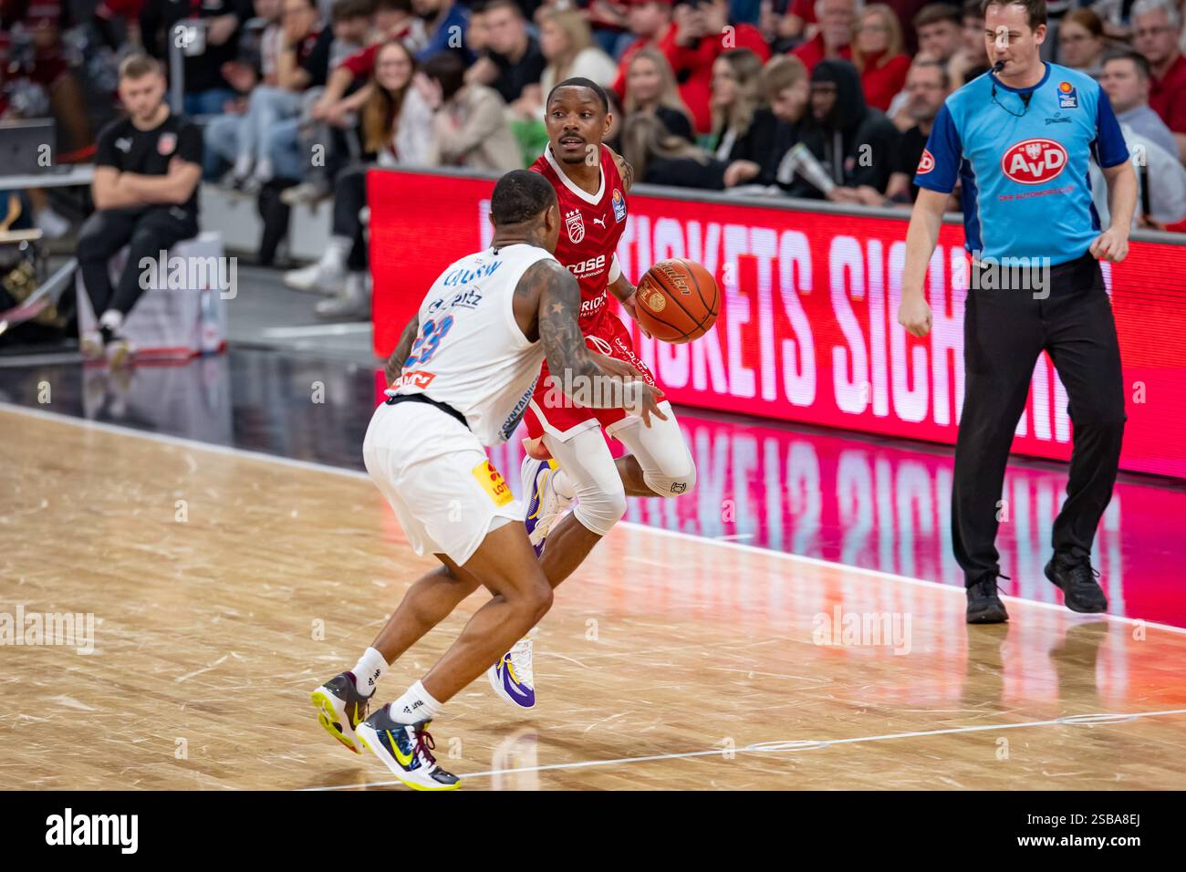 Bamberg, Germany. 01st Feb, 2025. Basketball, Bundesliga, Main Round ...