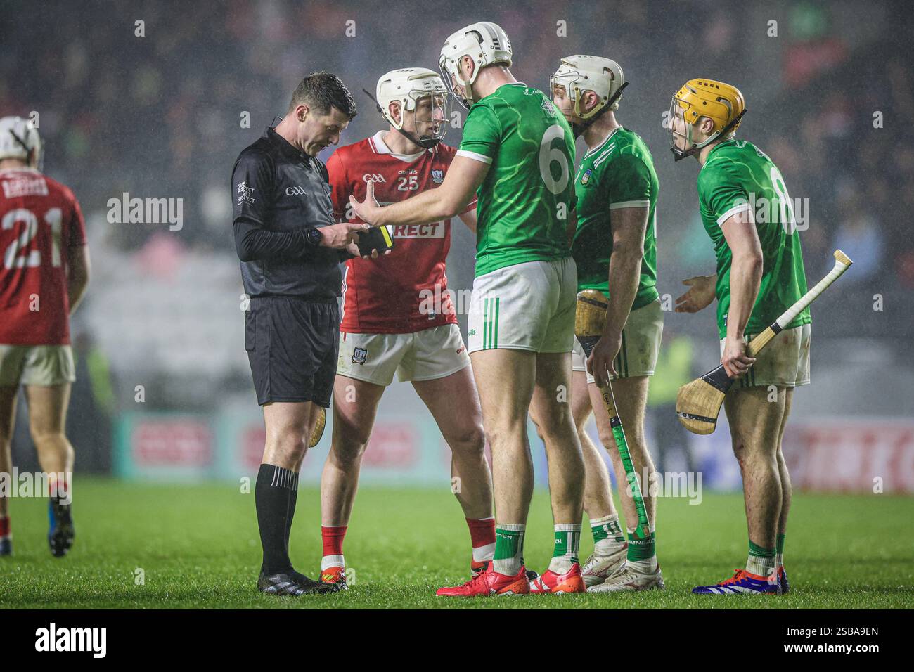 February 1st, 2025, SuperValu Pairc Ui Chaoimh, Cork, Ireland - referee ...
