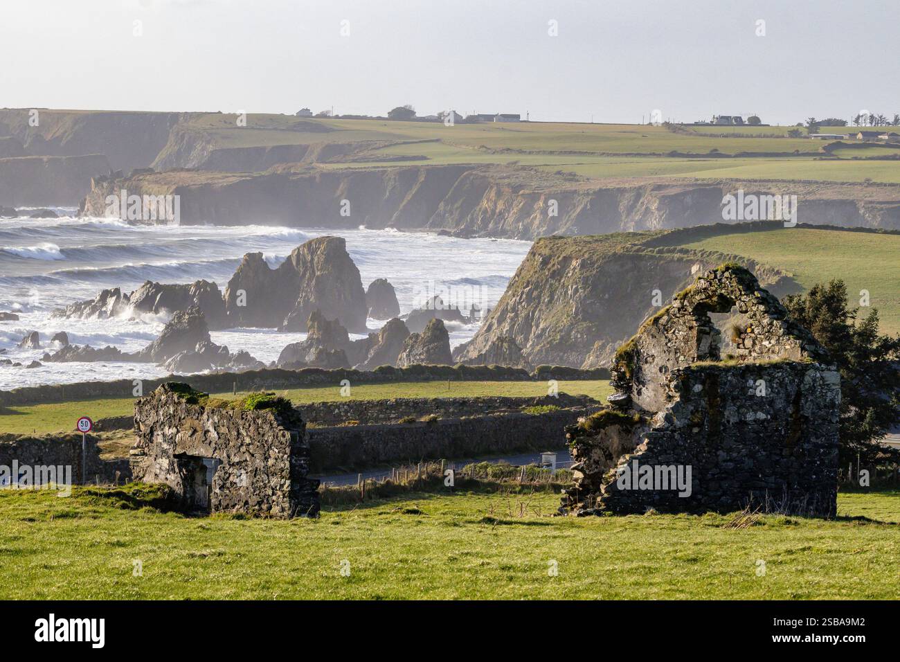 Copper coast scene, Waterford , Ireland Stock Photo - Alamy
