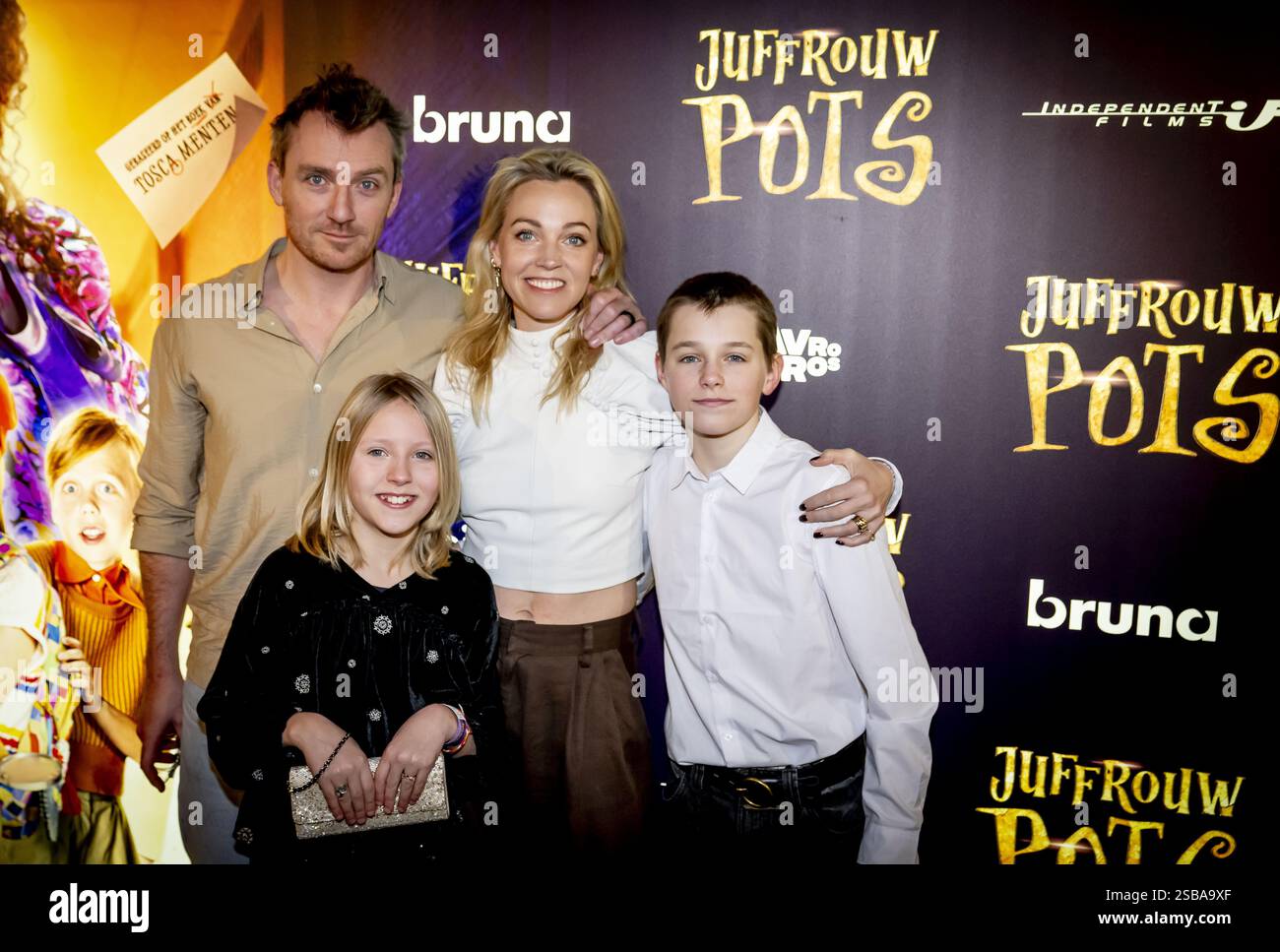 AMSTERDAM -Loes Haverkort on the red carpet prior to the premiere of ...