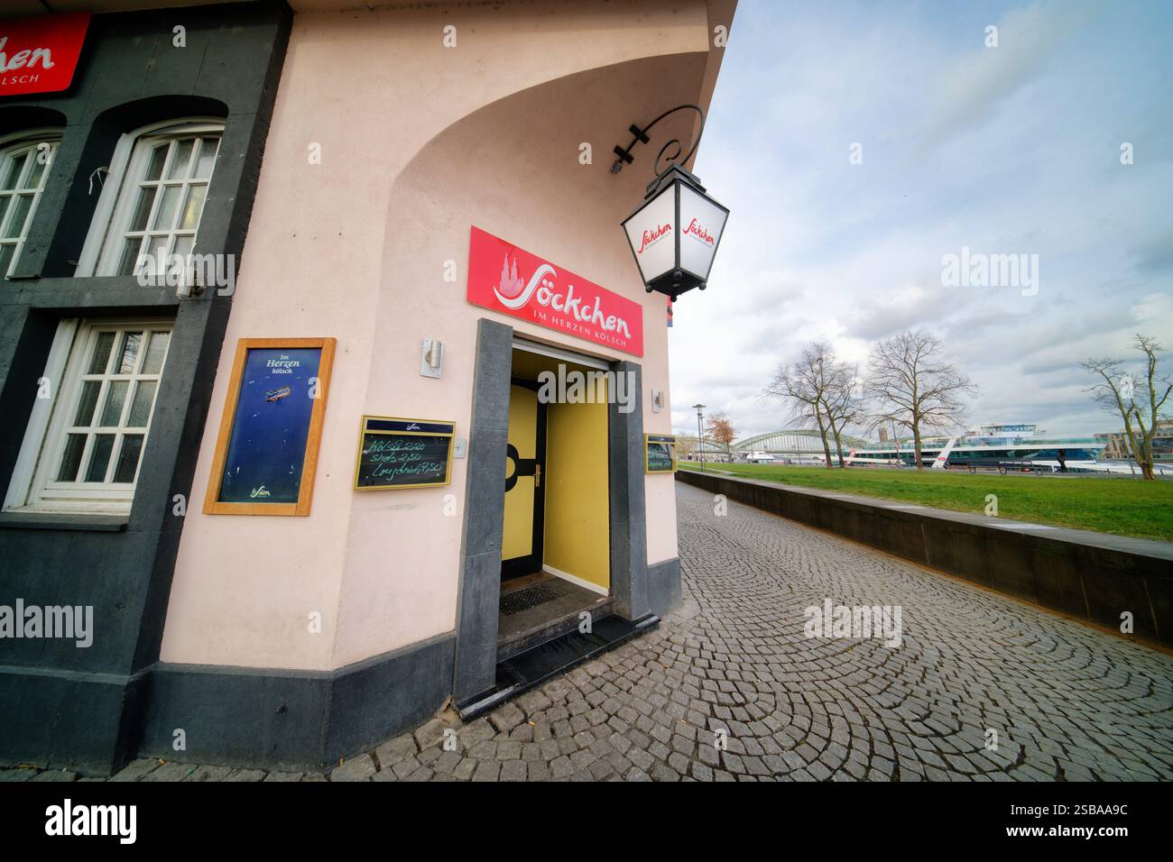 Cologne, Germany January 31 2025: entrance to the famous old town pub ...
