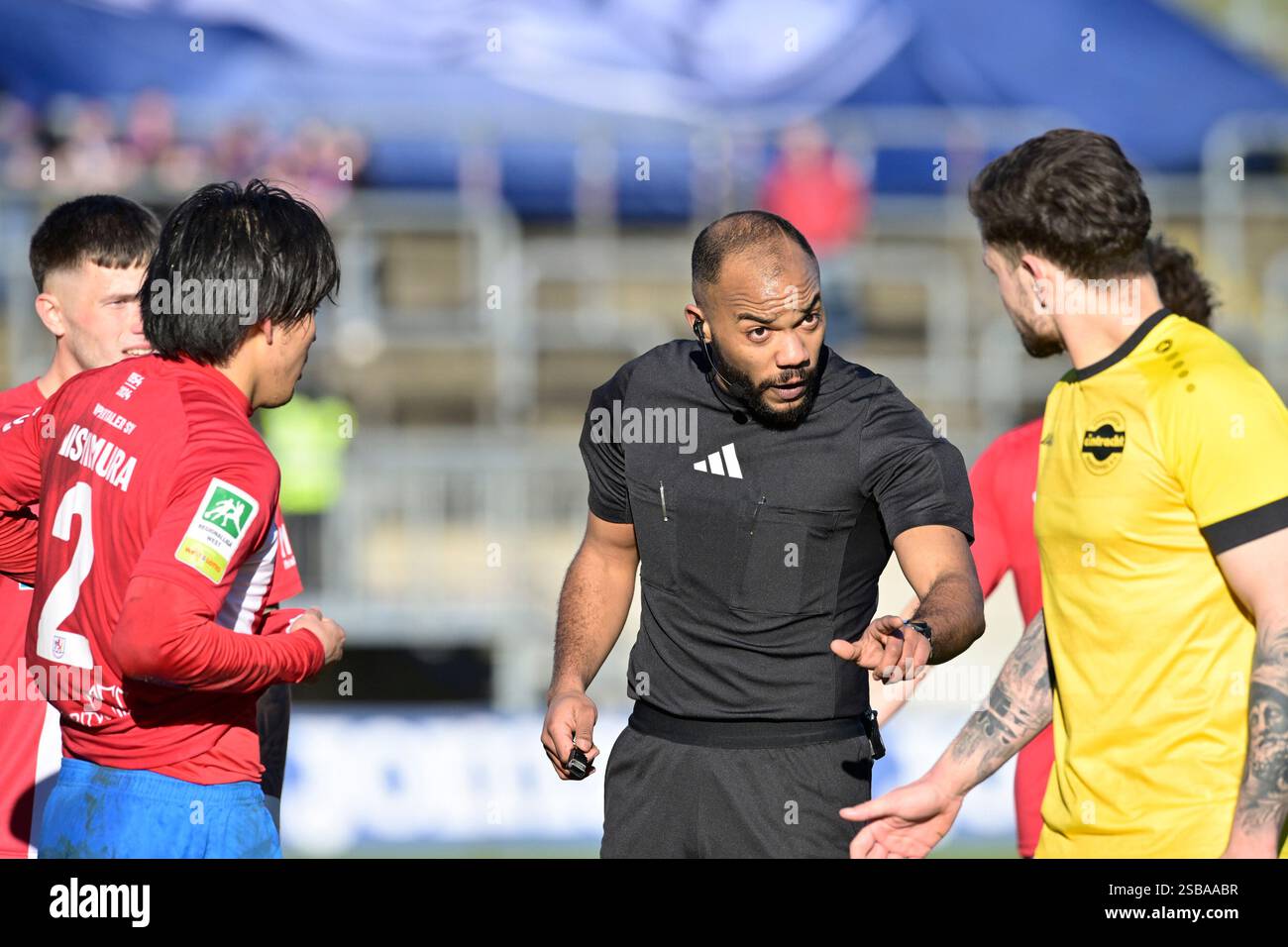 01.02.2025 Wuppertal, Stadion am Zoo, GER, Regionalliga West ...