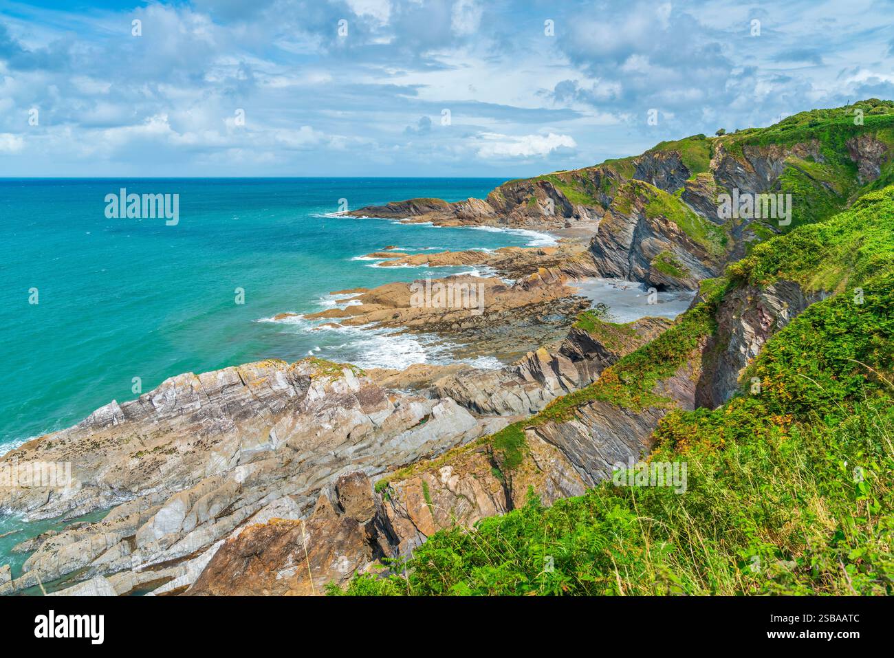 Hele Bay, Ilfracombe, Devon, England, United Kingdom, Europe Stock ...