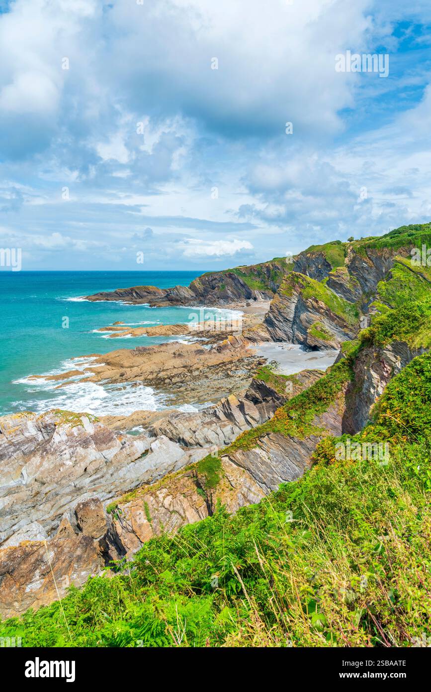 Hele Bay, Ilfracombe, Devon, England, United Kingdom, Europe Stock ...