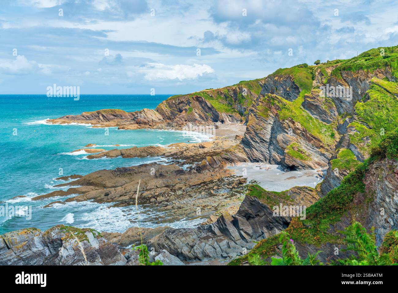 Hele Bay, Ilfracombe, Devon, England, United Kingdom, Europe Stock ...