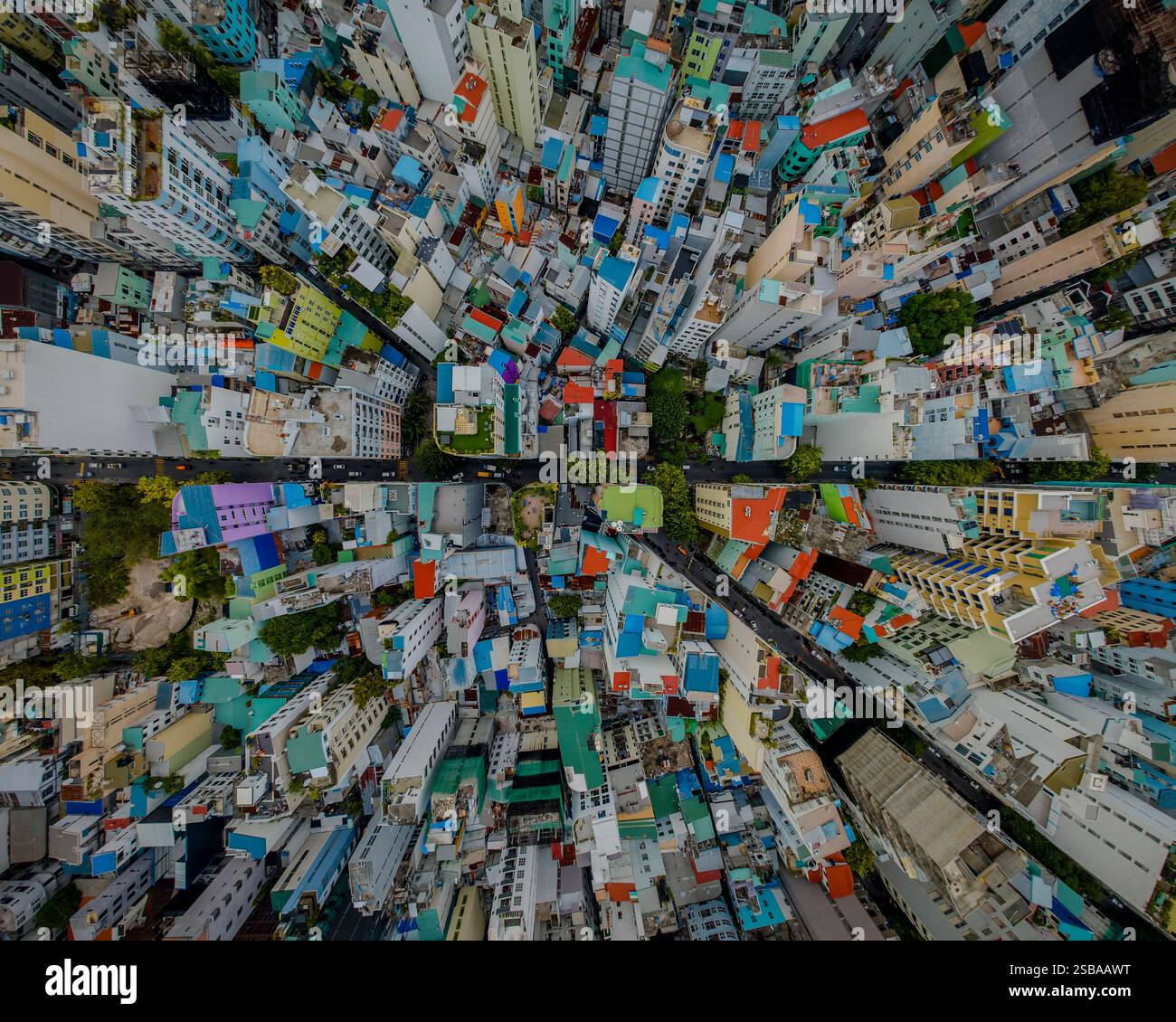 Amazing city scape landscape about Malé city. Capitol of Maldives Stock ...