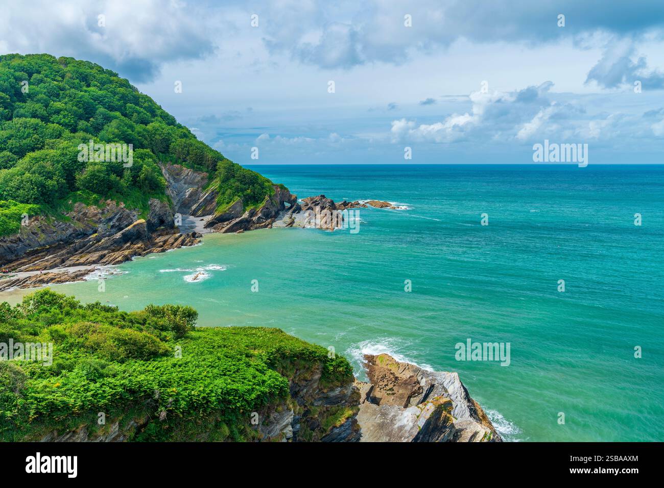 Hele Bay, Ilfracombe, Devon, England, United Kingdom, Europe Stock ...