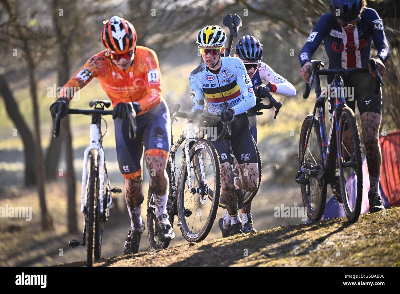 Lievin, France. 02nd Feb, 2025. Belgian Lennes Jacobs pictured in ...