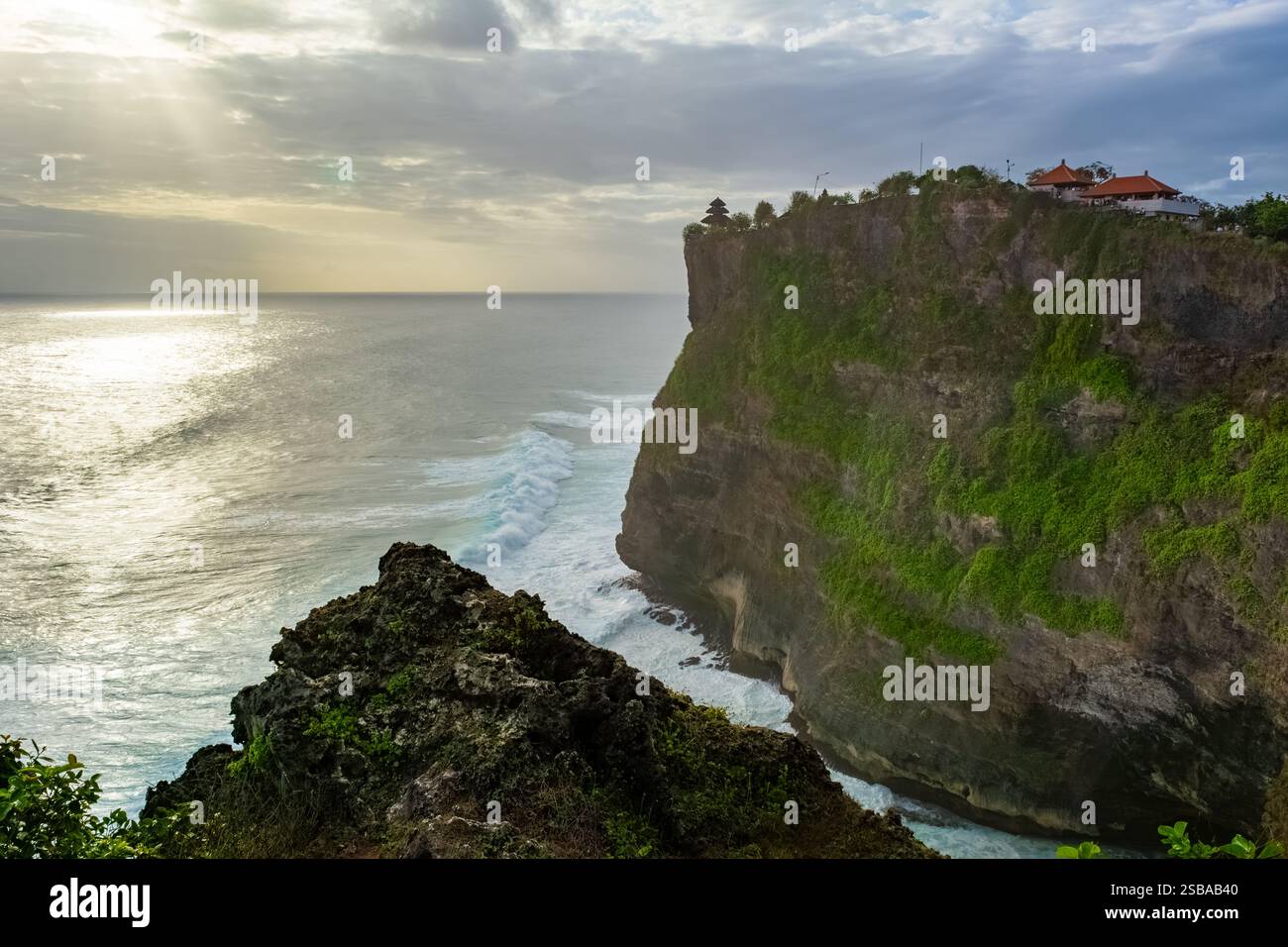 Beautiful scenery of Uluwatu cliff in Bali, Indonesia Stock Photo - Alamy