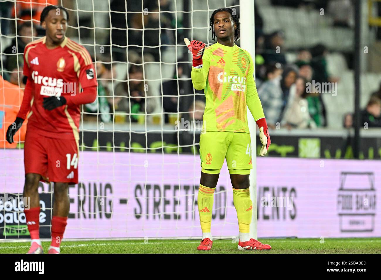 Brugge, Belgium. 01st Feb, 2025. goalkeeper Matthieu Epolo (40) of ...