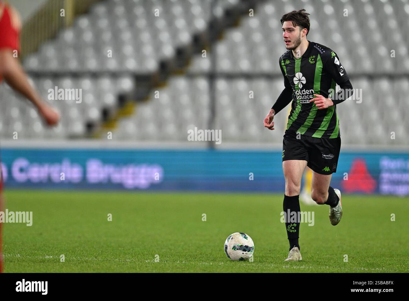 Brugge, Belgium. 01st Feb, 2025. Edgaras Utkus (3) of Cercle pictured ...