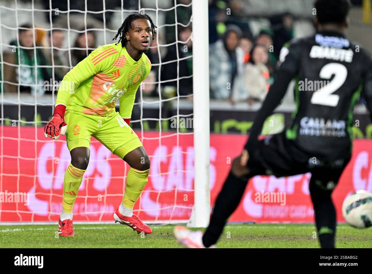 Brugge, Belgium. 01st Feb, 2025. goalkeeper Matthieu Epolo (40) of ...
