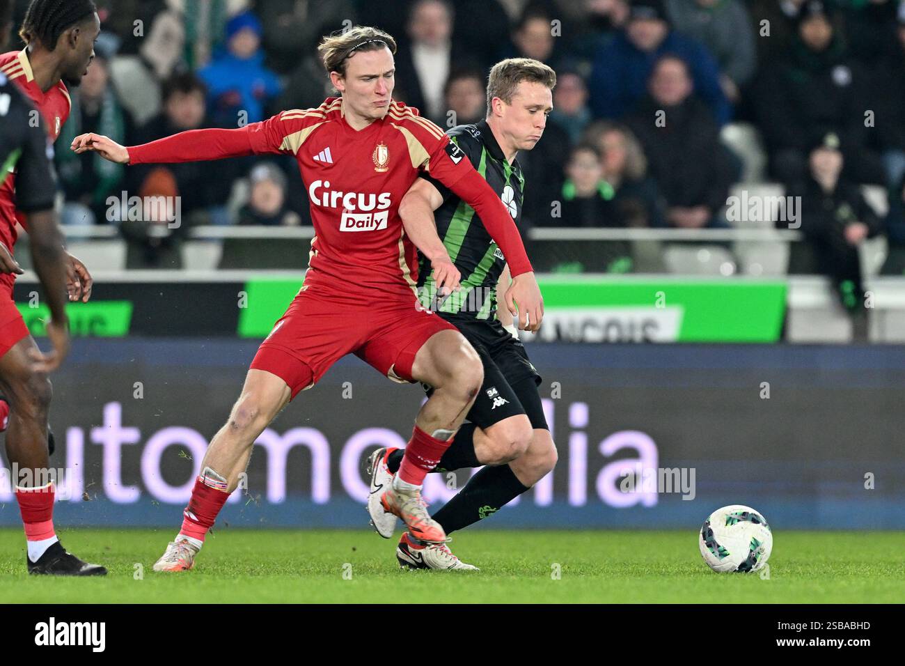 Brugge, Belgium. 01st Feb, 2025. Ibe Hautekiet (25) of Standard ...