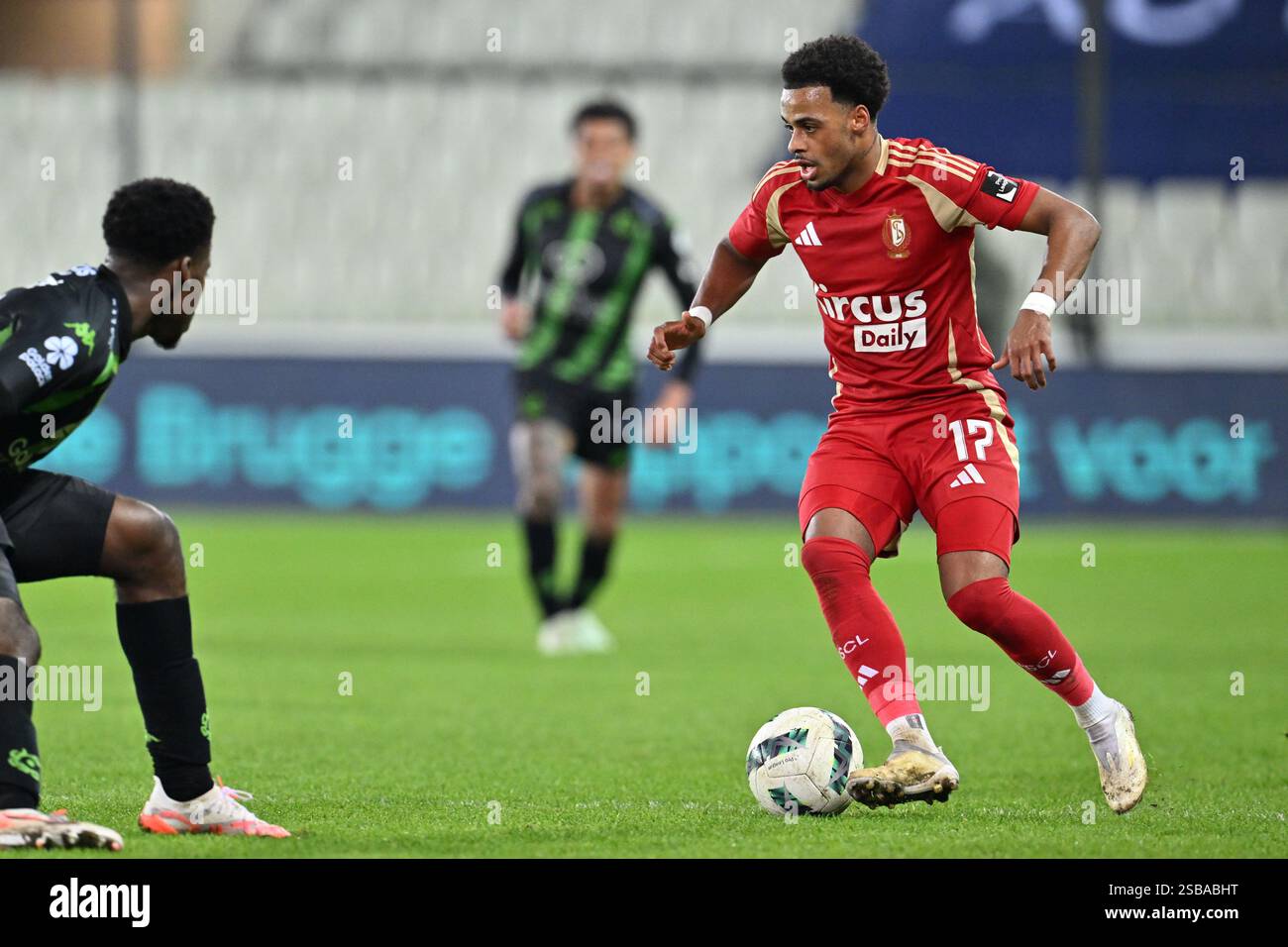 Brugge, Belgium. 01st Feb, 2025. Ilay Camara (17) of Standard pictured ...