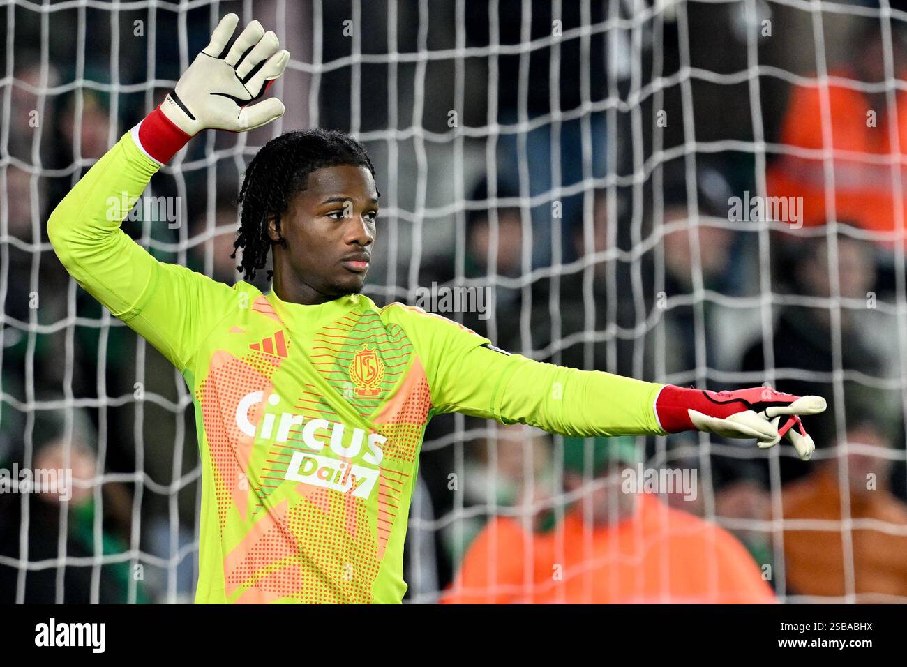 goalkeeper Matthieu Epolo (40) of Standard pictured during the Jupiler ...
