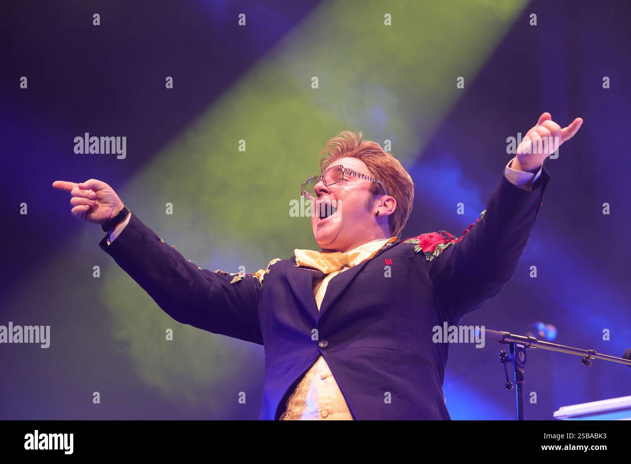The Rocket Man a tribute to Sir Elton John. Jimmy Love is Elton John in ...