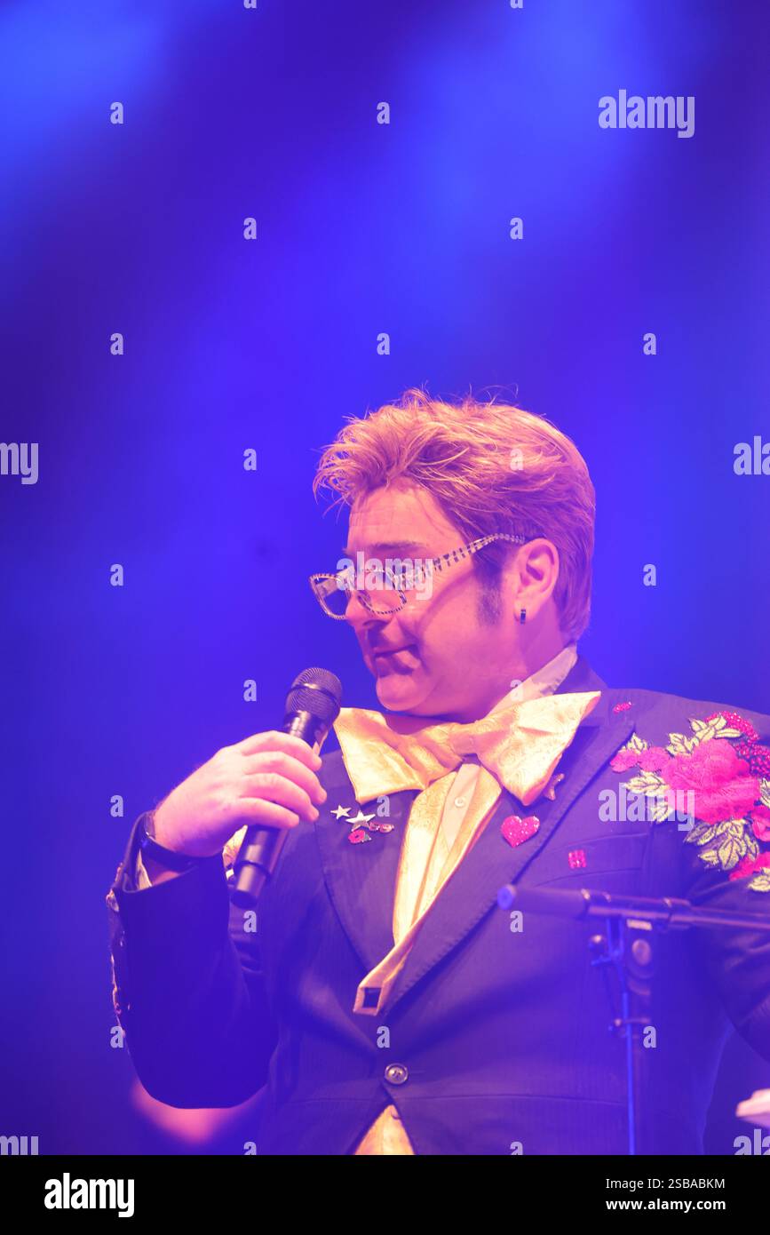The Rocket Man a tribute to Sir Elton John. Jimmy Love is Elton John in ...