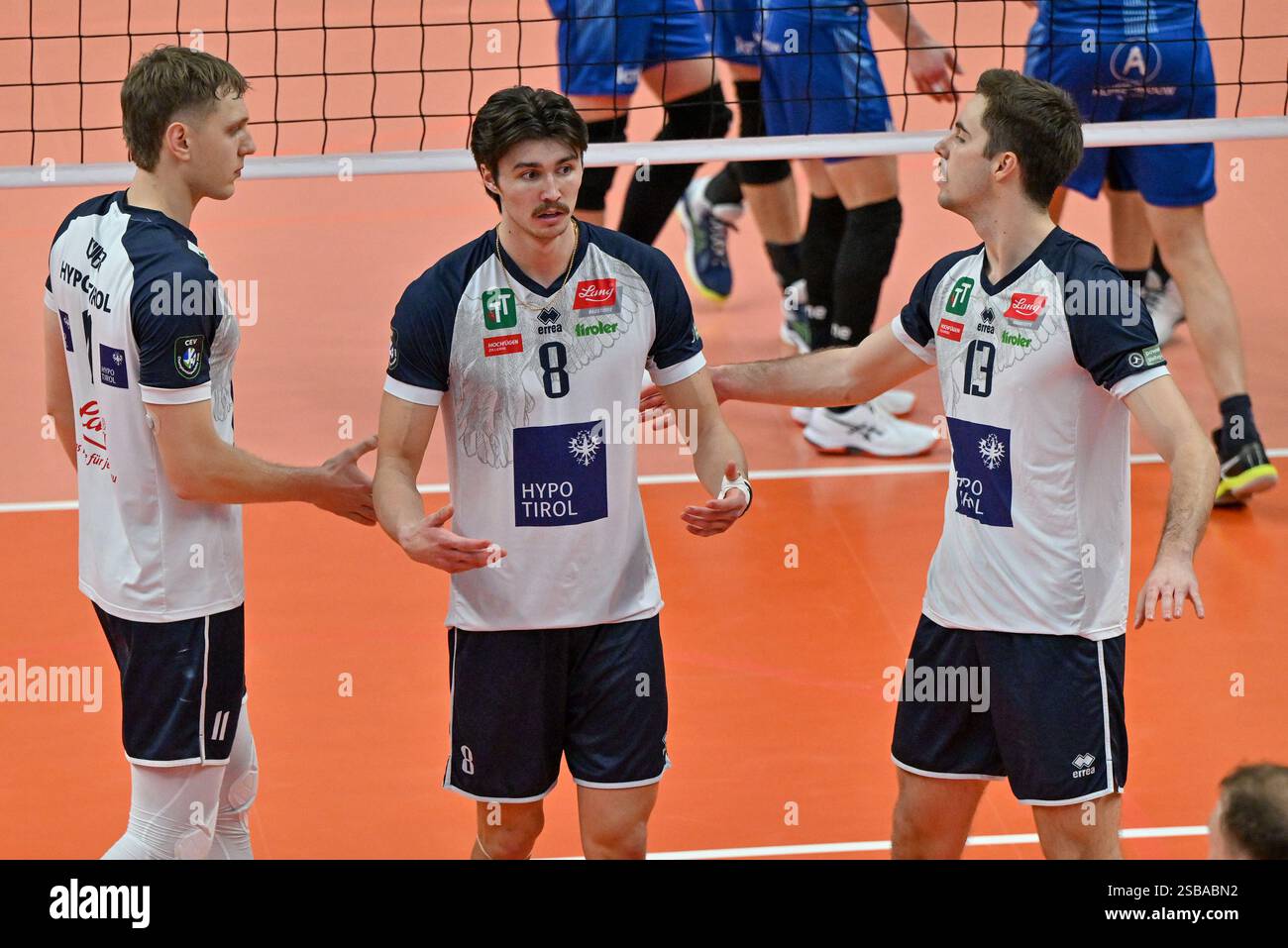 Roeselare, Belgium. 29th Jan, 2025. Robert Viiber (11) of Innsbruck ...