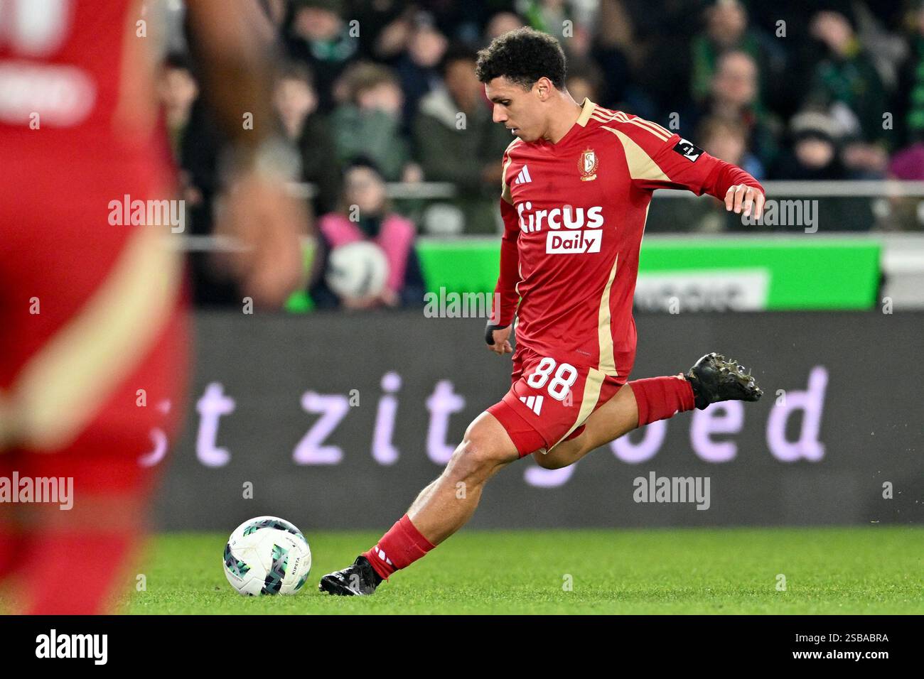 Brugge, Belgium. 01st Feb, 2025. Henry Lawrence (88) of Standard ...