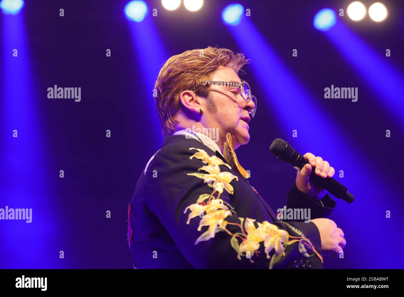 The Rocket Man a tribute to Sir Elton John. Jimmy Love is Elton John in ...