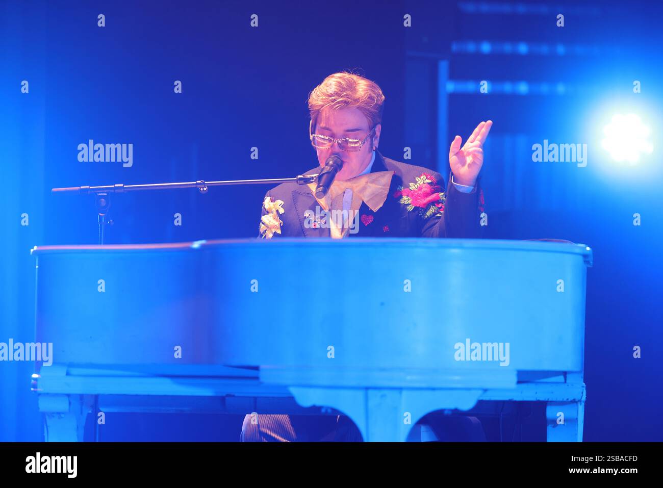 The Rocket Man a tribute to Sir Elton John. Jimmy Love is Elton John in ...