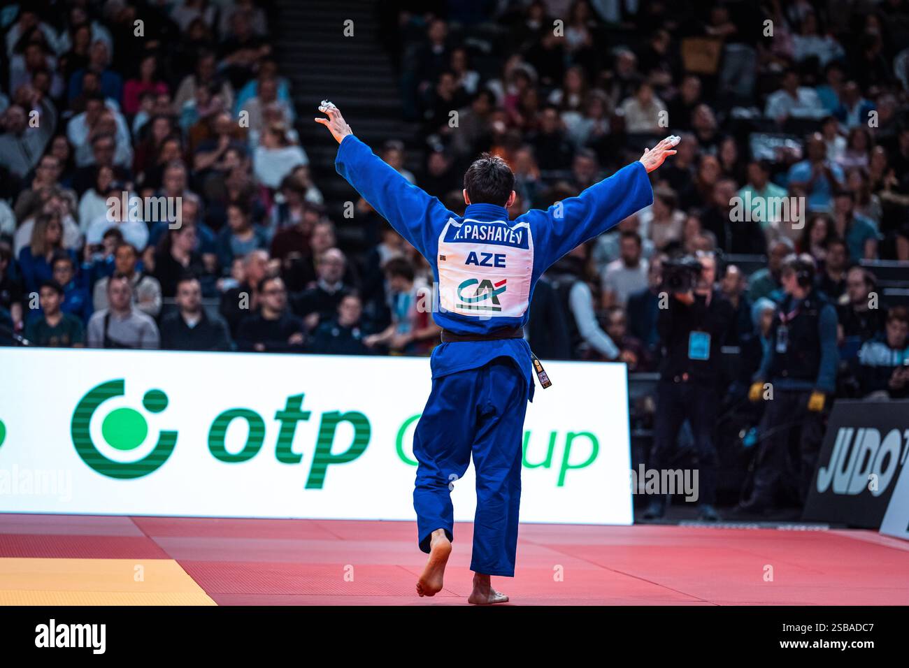Rashad YELKIYEV (AZE) final Men’s -66Kg during the Paris Grand Slam ...