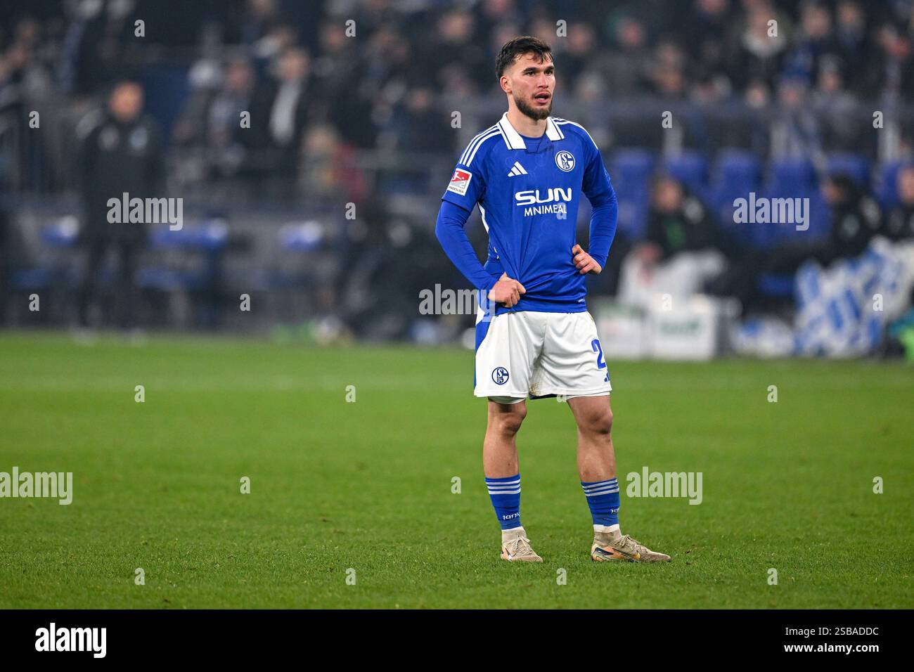 01.02.2025, Fussball, 2. Bundesliga, 20. Spieltag Saison 2024/2025, FC Schalke 04 - 1. FC ...