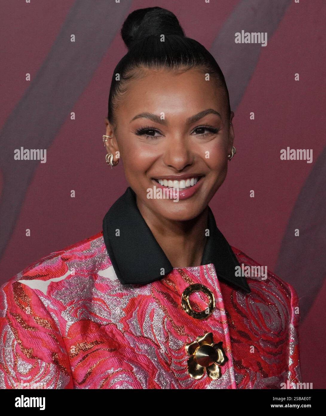 Los Angeles, USA. 01st Feb, 2025. Malika Andrews arrives at the Fourth ...