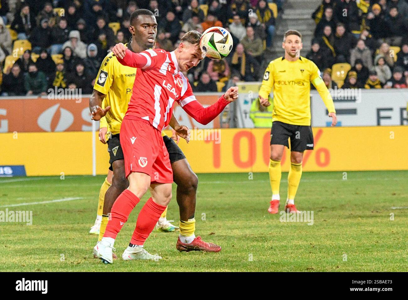 Aachen, Deutschland. 31st Jan, 2025. v.li.: Salomon Patrick Amougou ...