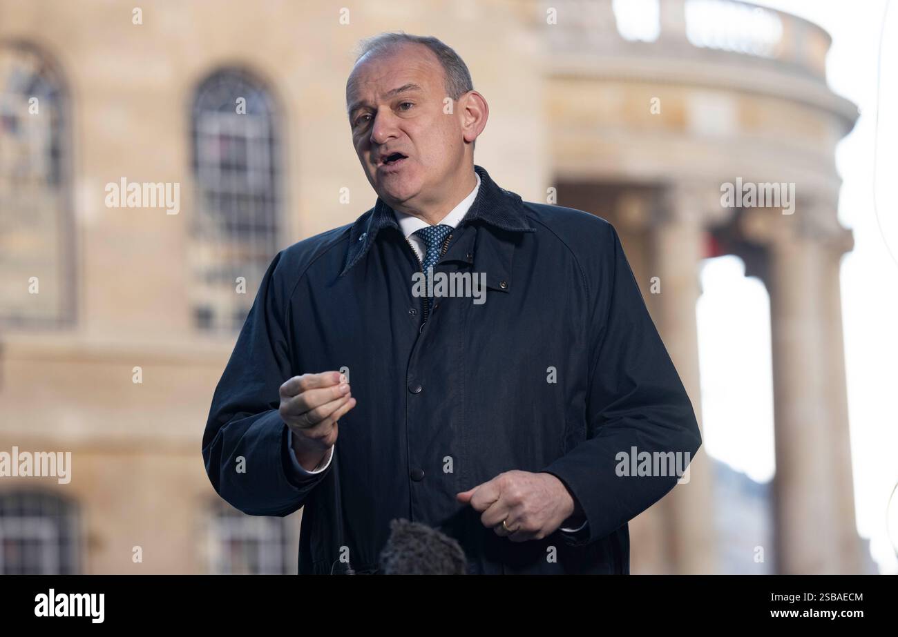 London, UK. 2nd Feb, 2025. Sir Ed Davey, Leader of the Liberal ...