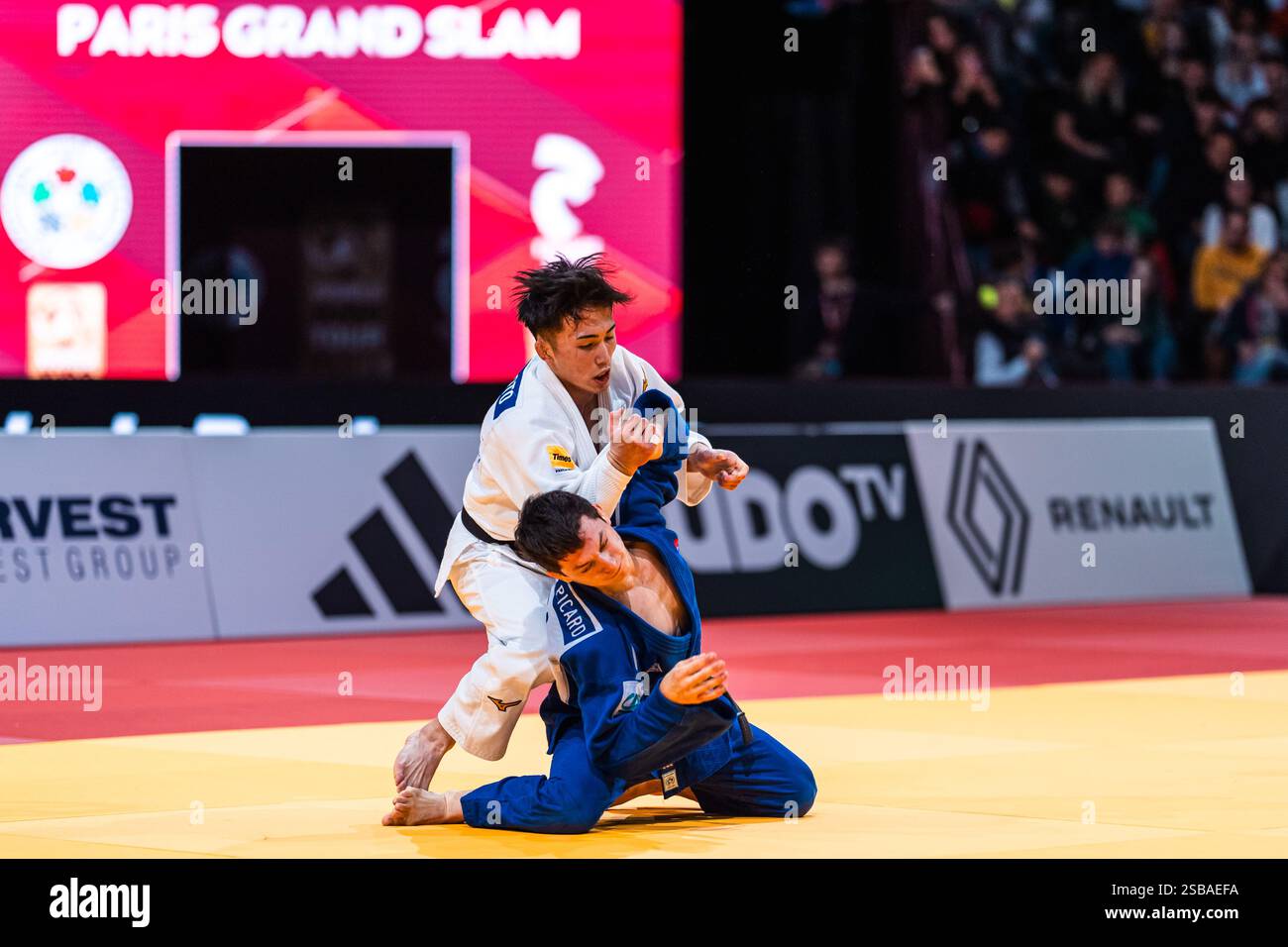 Romain VALADIER PICARD (FRA) and Kenta SEKIMOTO (JPN) Final Men’s -60Kg ...