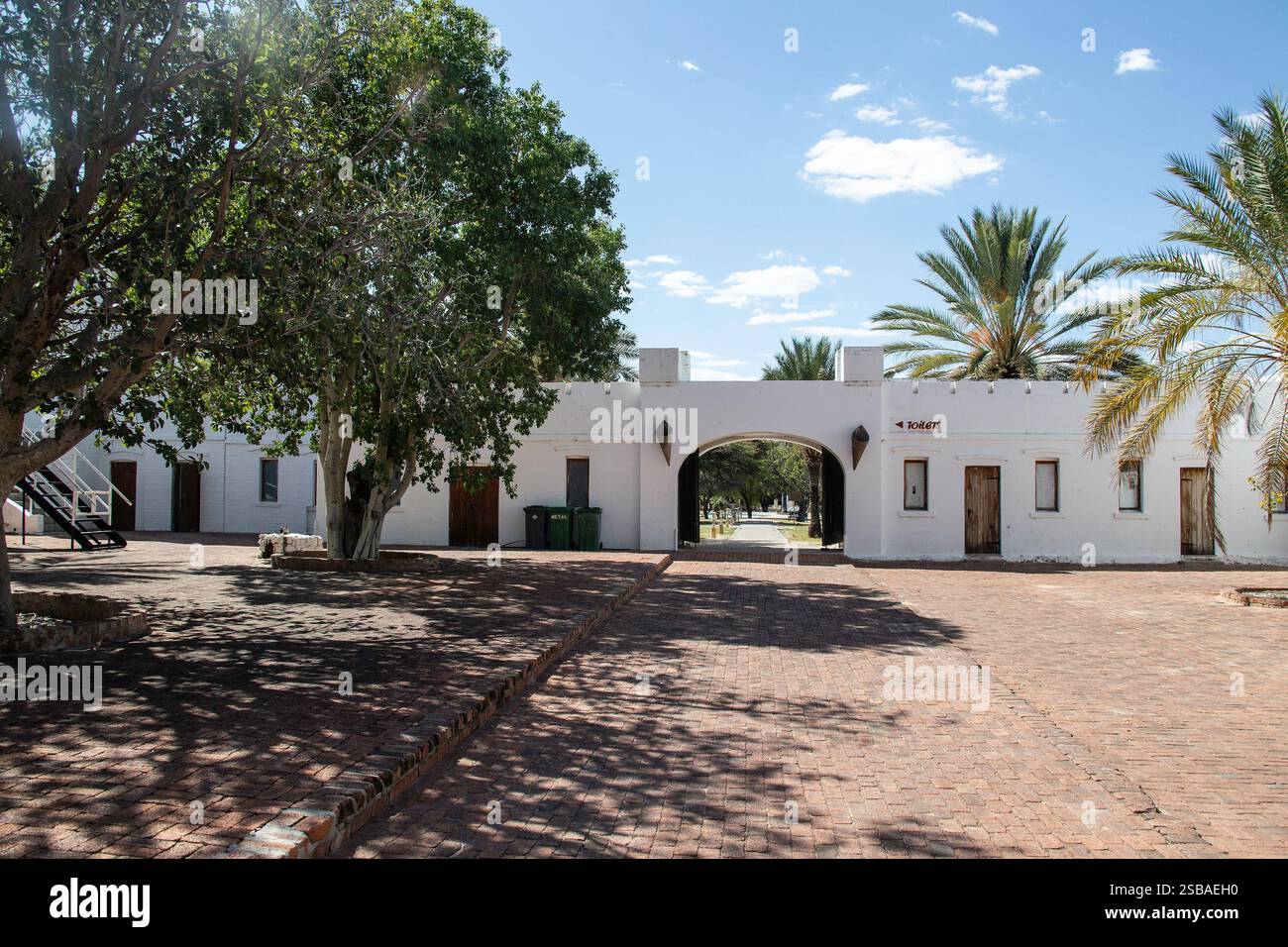 The first Fort Namutoni, now central to a camp in Etosha National Park ...