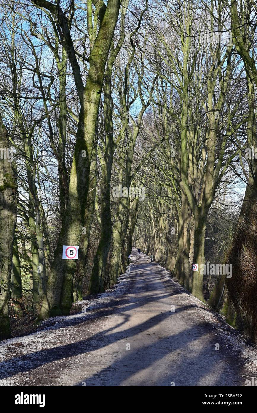 Around the UK - The 'Old Tramway' leading to the River Ribble. New road ...