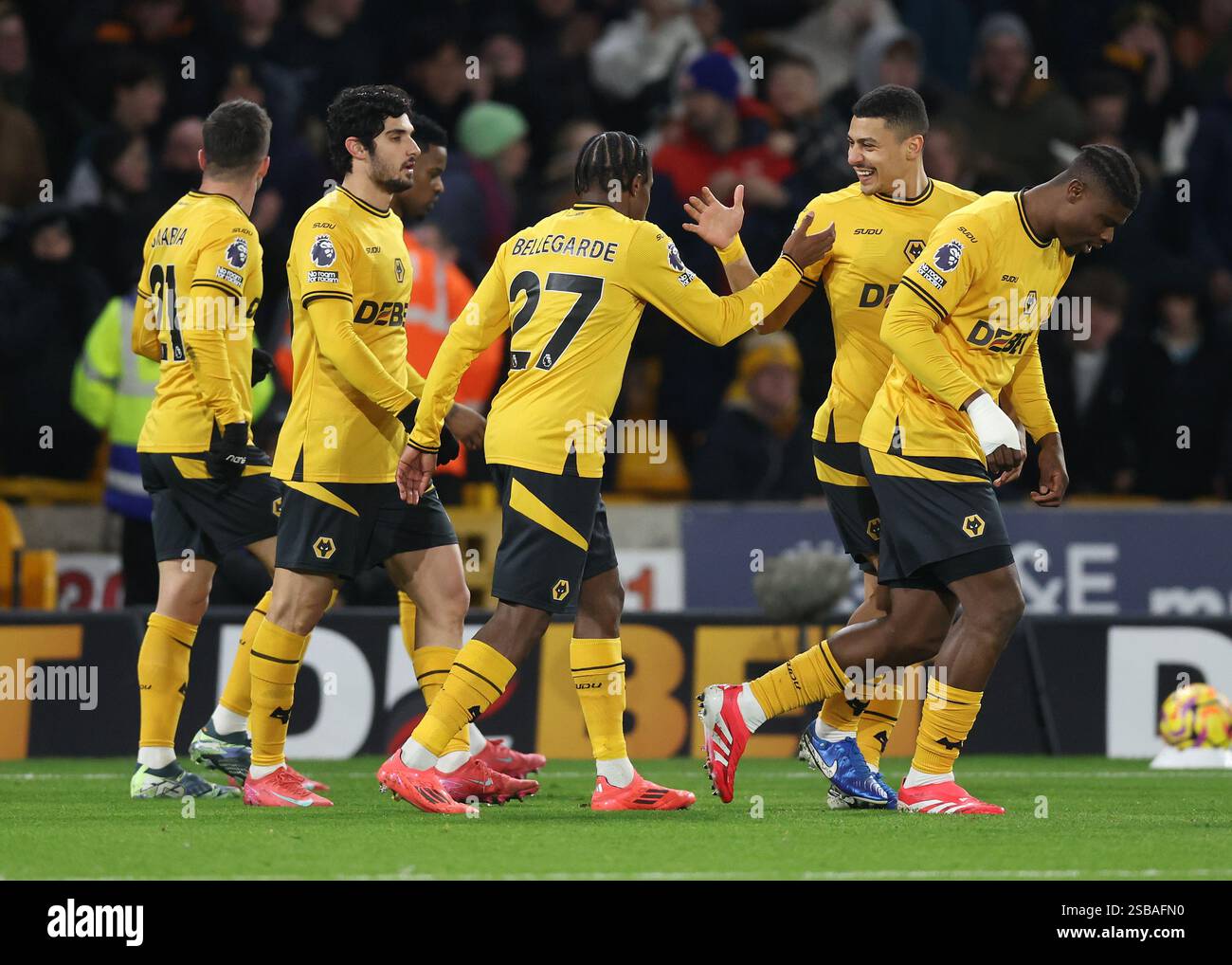 Wolverhampton, UK. 1st Feb, 2025. Jean-Ricner Bellegarde of ...