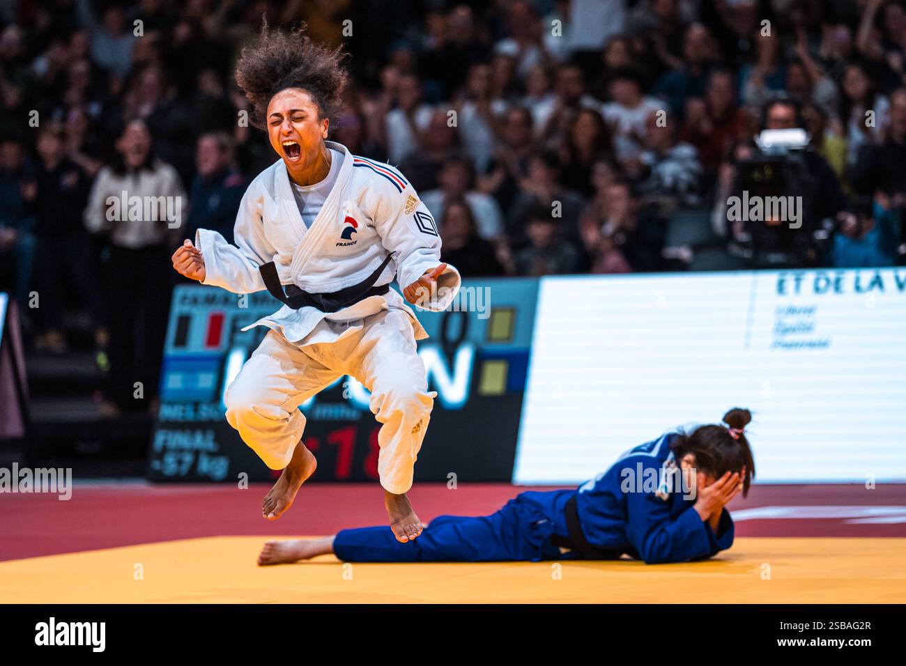 Martha FAWAZ (FRA) and Timna NELSON LEVY (ISR) final Womenâ??s -57Kg ...