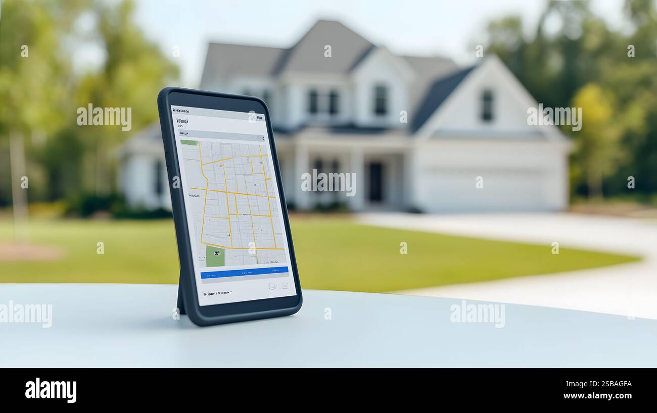 Interactive map view of properties with detailed data on occupancy ...
