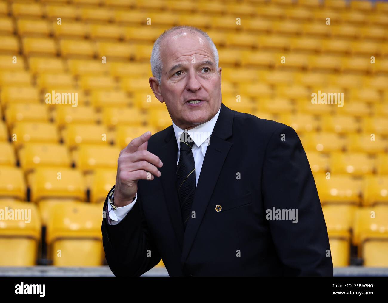 Wolverhampton, UK. 1st Feb, 2025. Former Wolves player Steve Bull ...